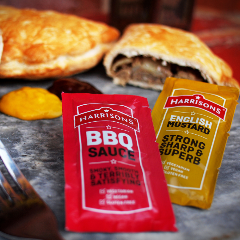 English Mustard Sachets | Harrisons Sauces
